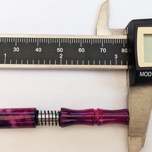 5x Metal One Hitters Spring Loaded 1 Hit Pipes 3.23" Long, 0.35 ...