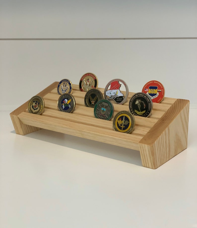 Handmade Display/holder - Challenge Coin, Golf Ball Marker, Poker Chip ...