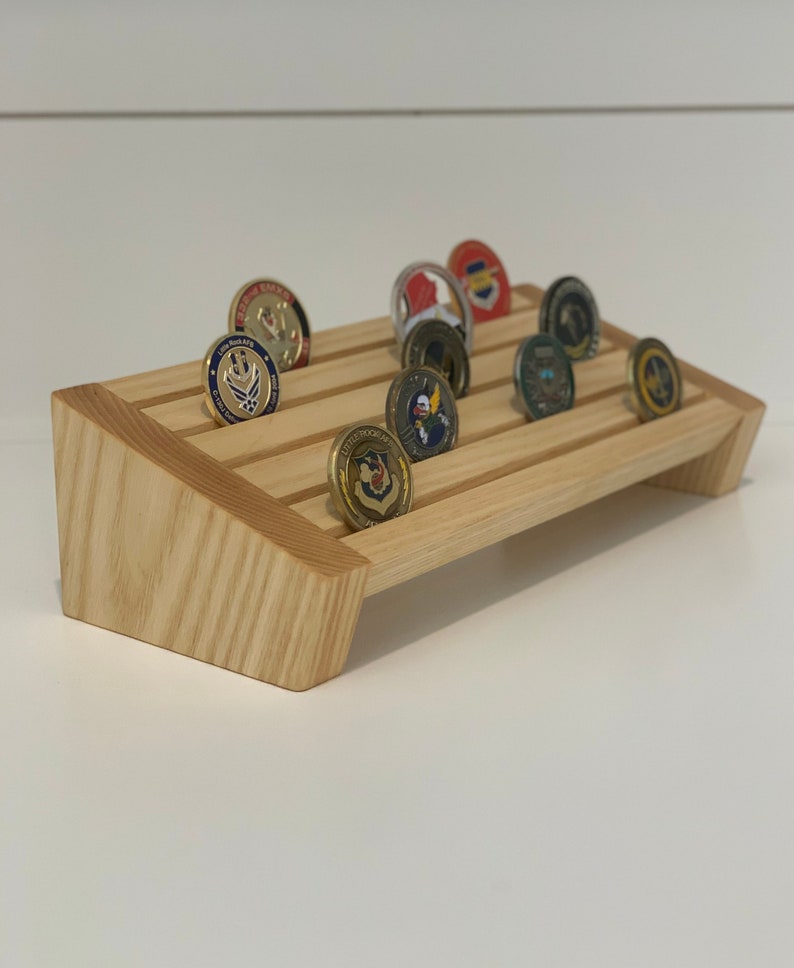 Handmade Display/holder - Challenge Coin, Golf Ball Marker, Poker Chip ...