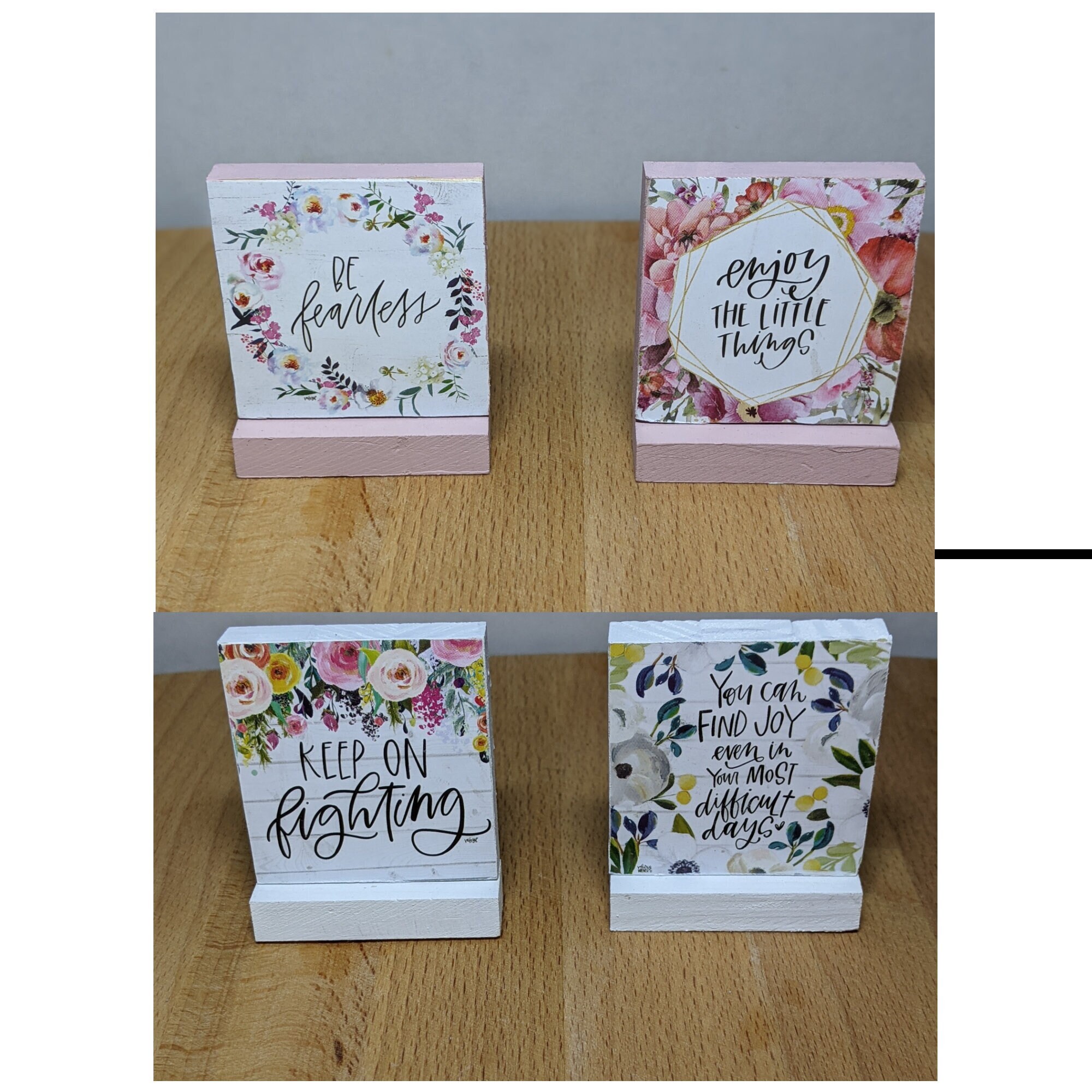 Shelf Sitter, Encouragement Miniature Signs - Etsy