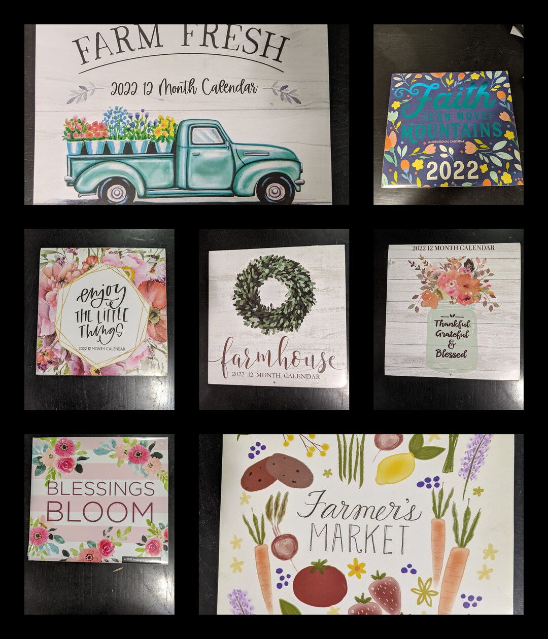 2022 Wall Calendar, Dollar Tree Calendars, Scrapbooking, Calendar Craft ...
