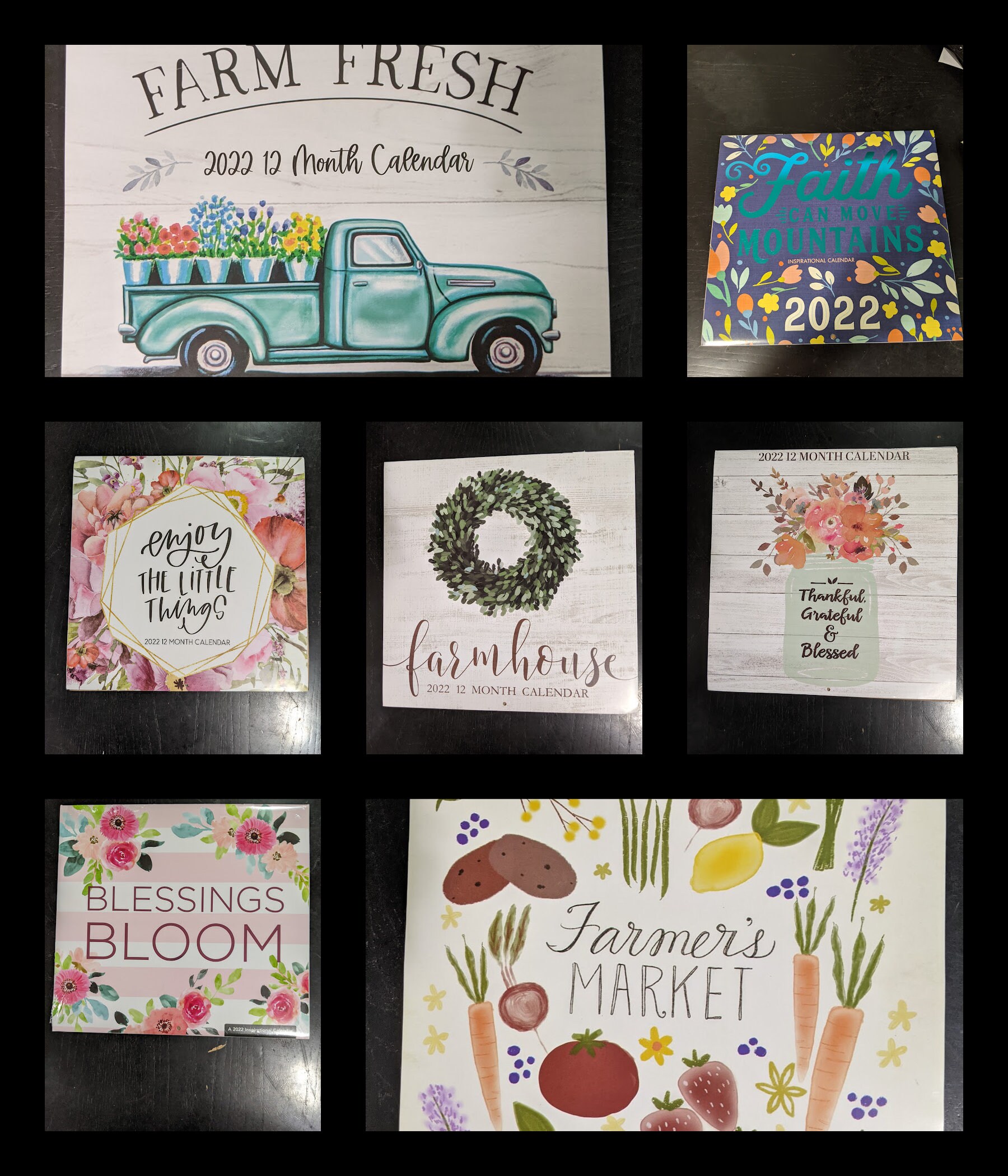 2022 Wall Calendar, Dollar Tree Calendars, Scrapbooking, Calendar Craft ...