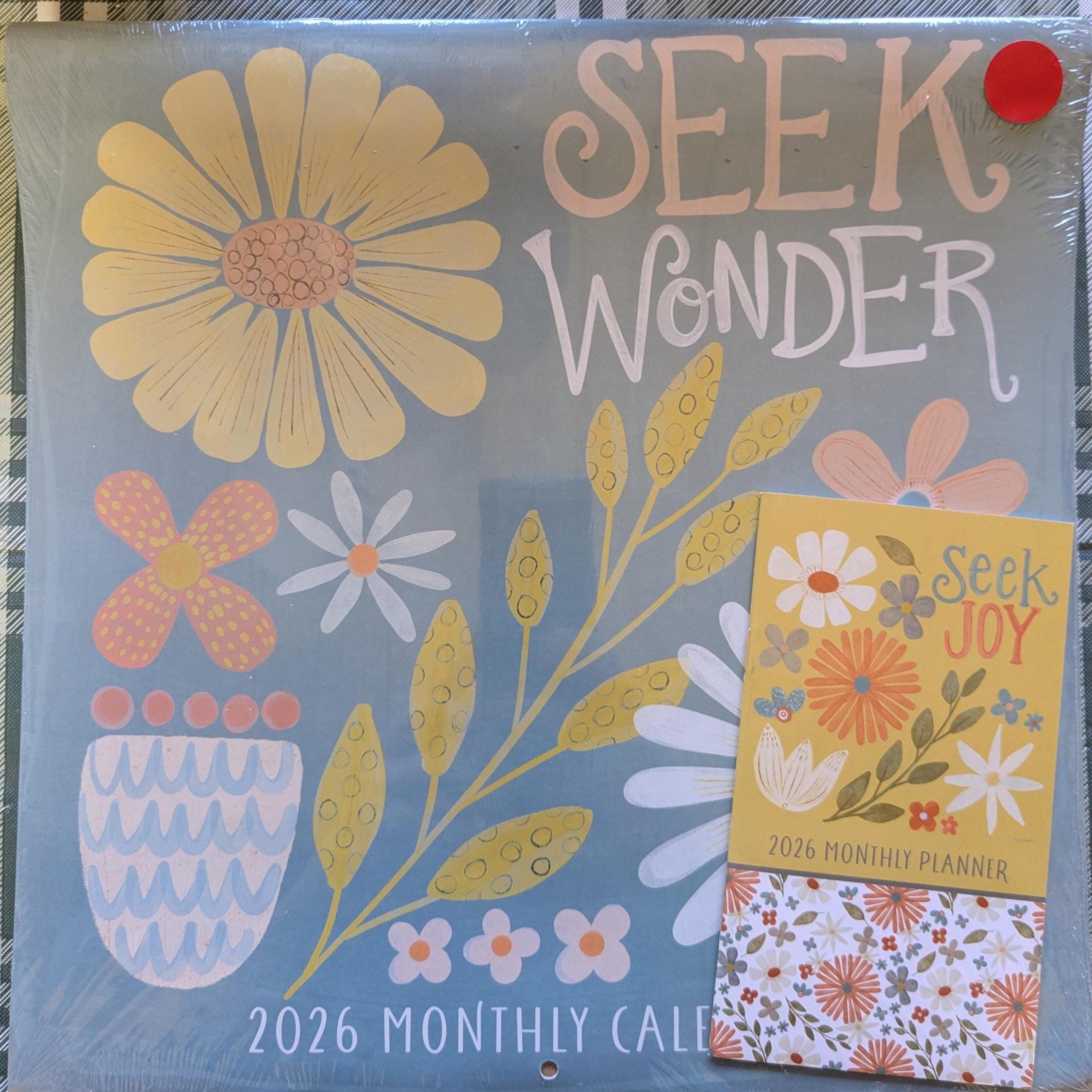 2026 Inspirational Wall Calendar + Bonus Mini | 2026 Dollar Tree ...