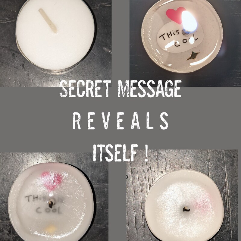 Candles With Message - Etsy