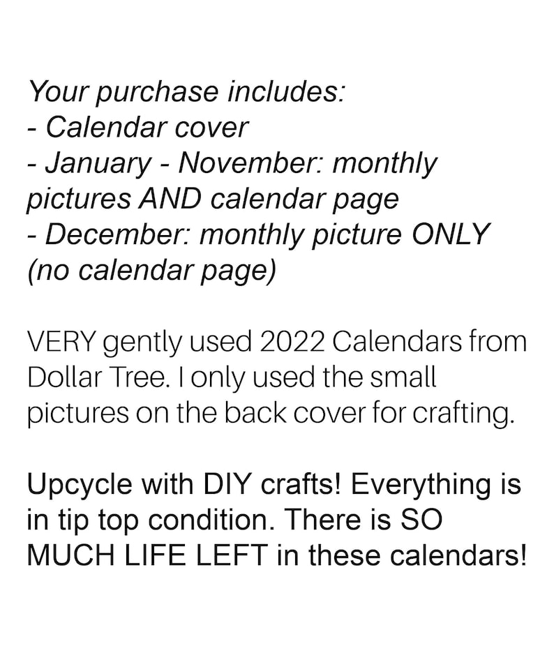 2022 Wall Calendar, Dollar Tree Calendars, Scrapbooking, Calendar Craft ...