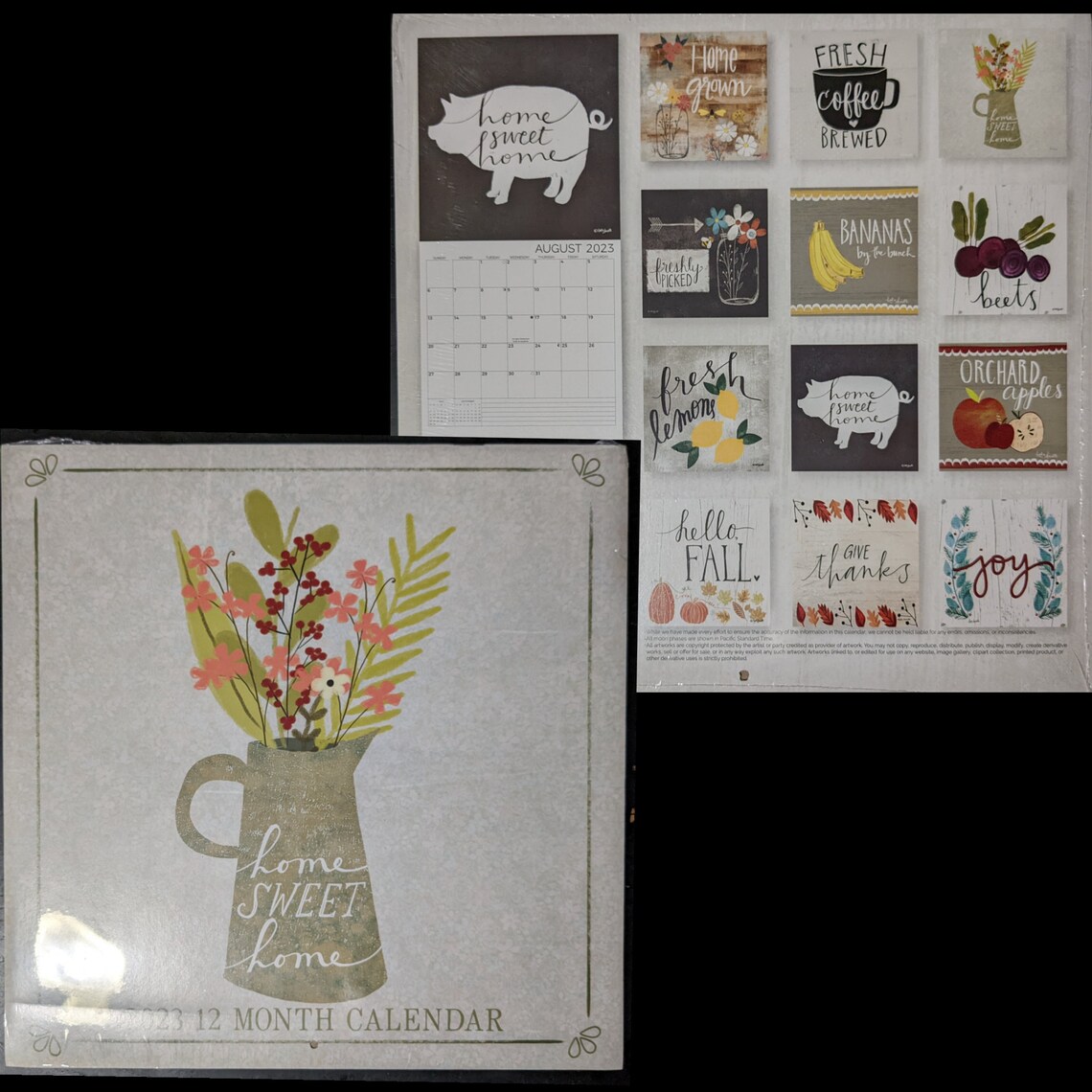 2023 Wall Calendars, Farmhouse Calendar, Farmer's Market Calendar ...