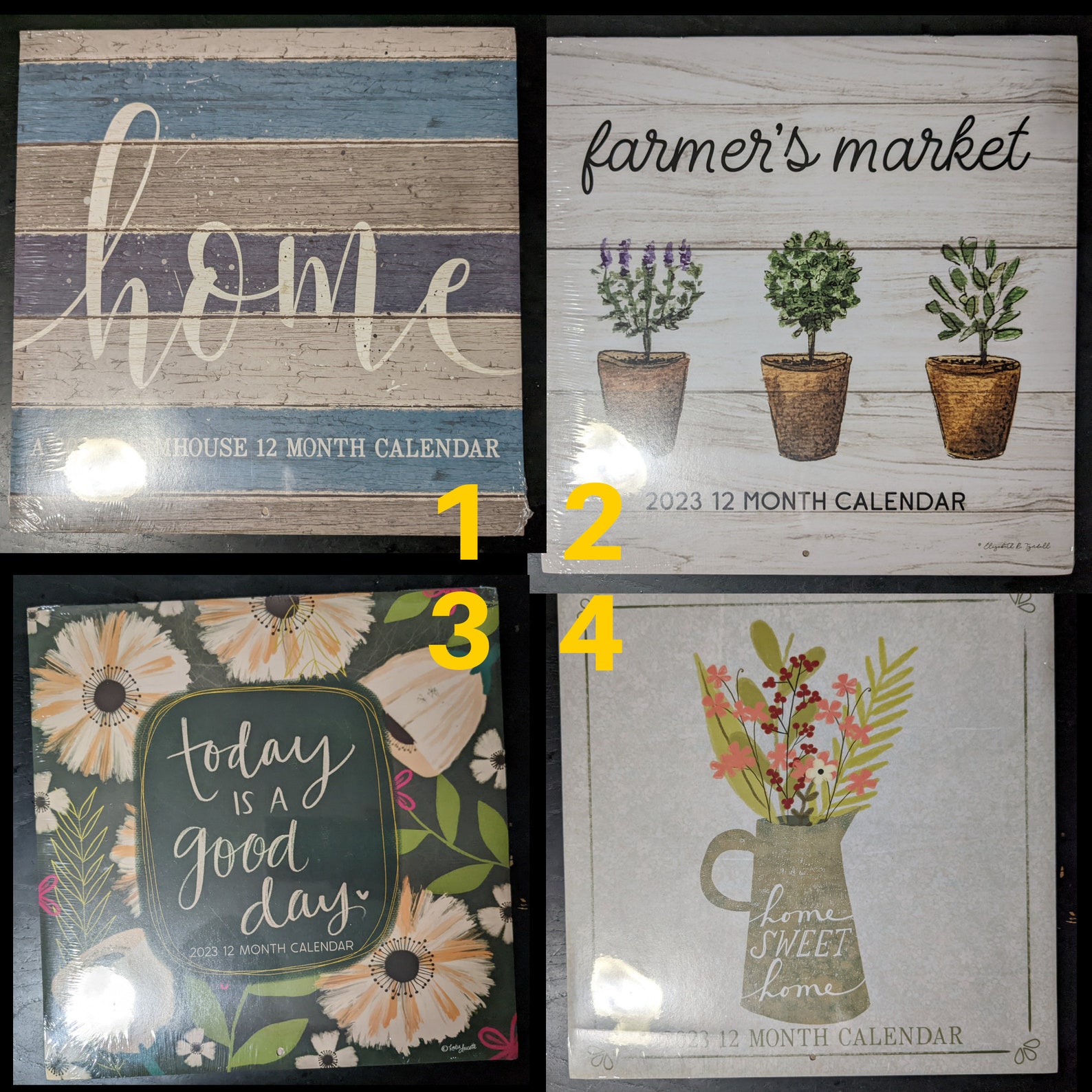 2023 Wall Calendars, Farmhouse Calendar, Farmer's Market Calendar ...
