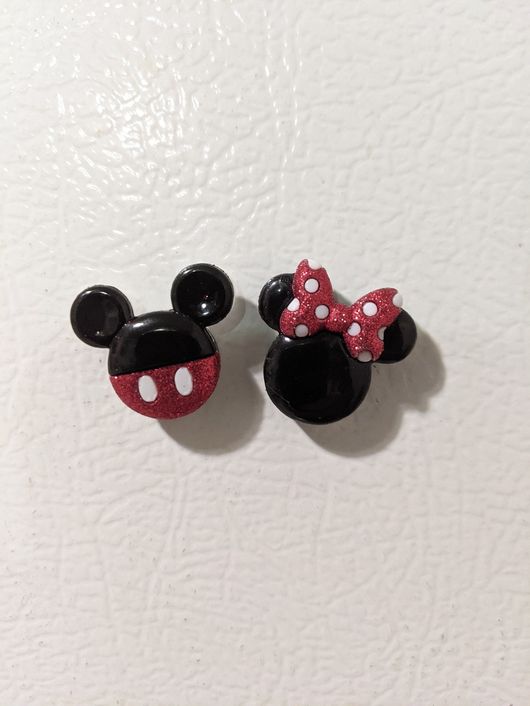 Cartoon Mouse Magnets, Mouse Magnet Set, Cute Glitter Mouse Magnets ...