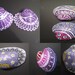 Hand Painted Patterned Seashell Collections in 4 Different Color ...