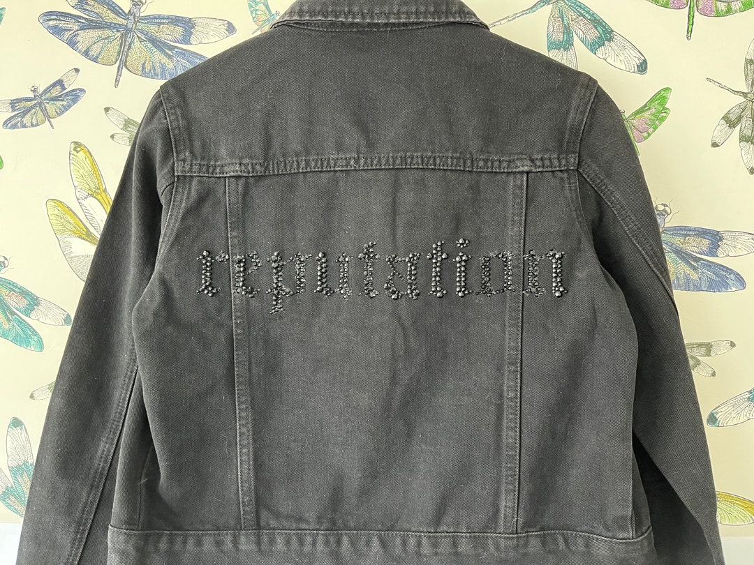 REPUTATION Taylor Swift Eras Denim Jacket HANDMADE to Order - Etsy