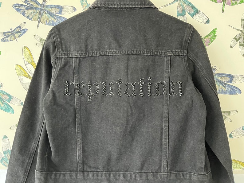 REPUTATION Taylor Swift Eras Denim Jacket HANDMADE to Order - Etsy