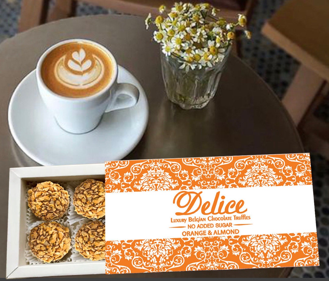 Delice No Added Sugar Luxury Chocolate Orange With Almonds or Chocolate ...