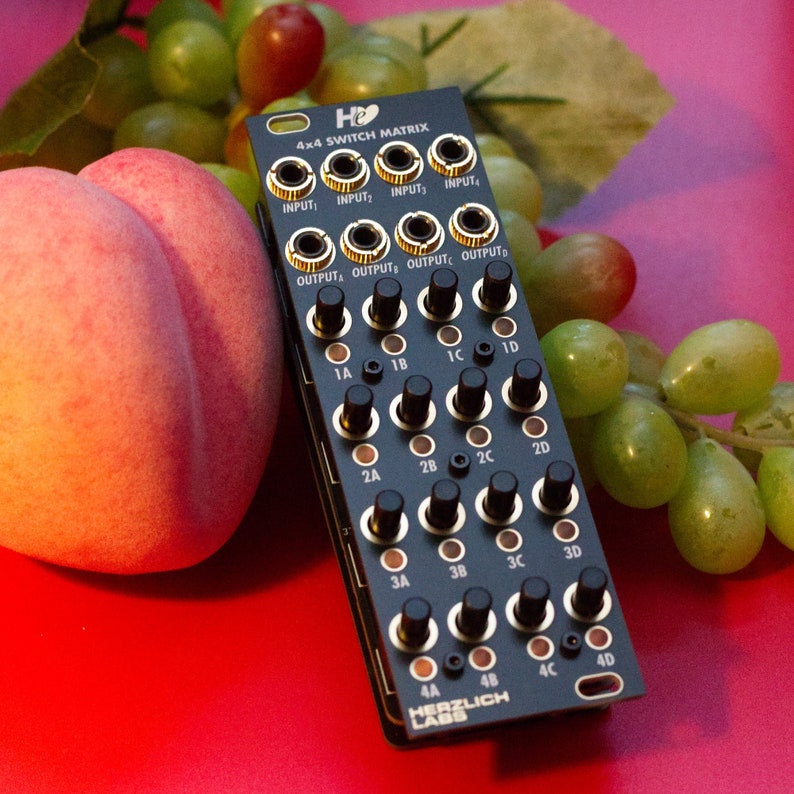 4x4 Switch Matrix - Switched Matrix Mixer for 3U Eurorack Systems - Etsy