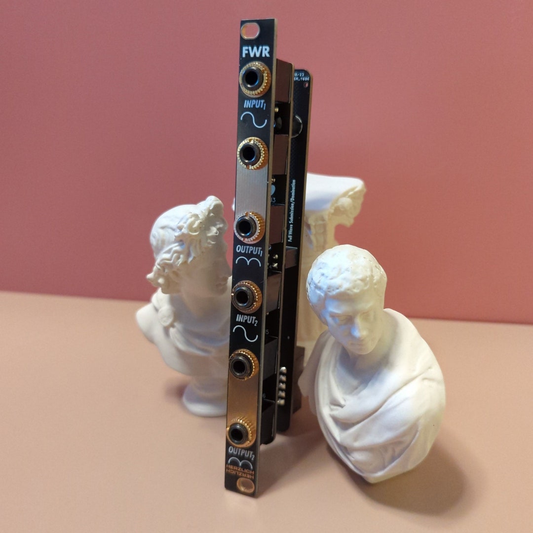 Dual Full Wave Rectifier - Herzlich FWR in 2hp for 3U Eurorack, Modular ...