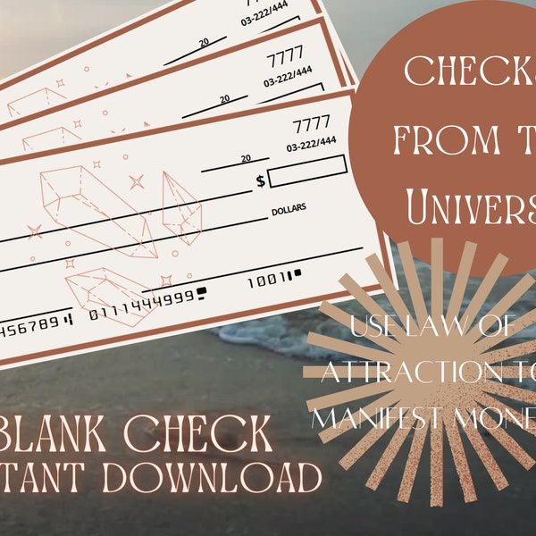 Check From Universe - Etsy