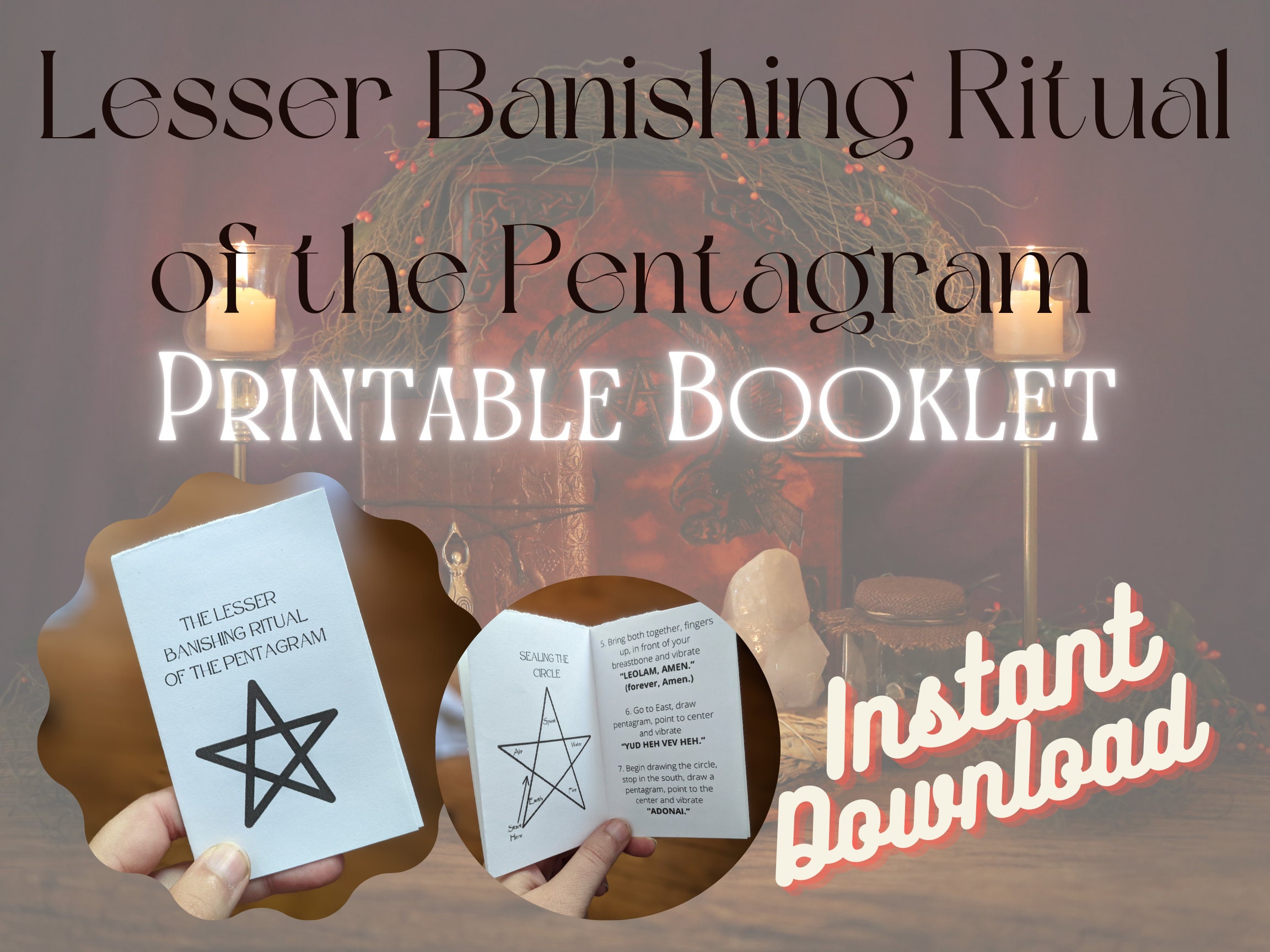 Lesser Banishing Ritual of the Pentagram - Etsy