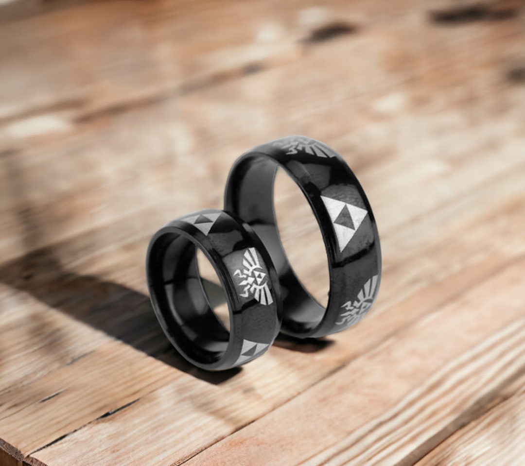 Legend of Zelda Triforce Symbol Ring Unisex Stainless Steel Inspired ...