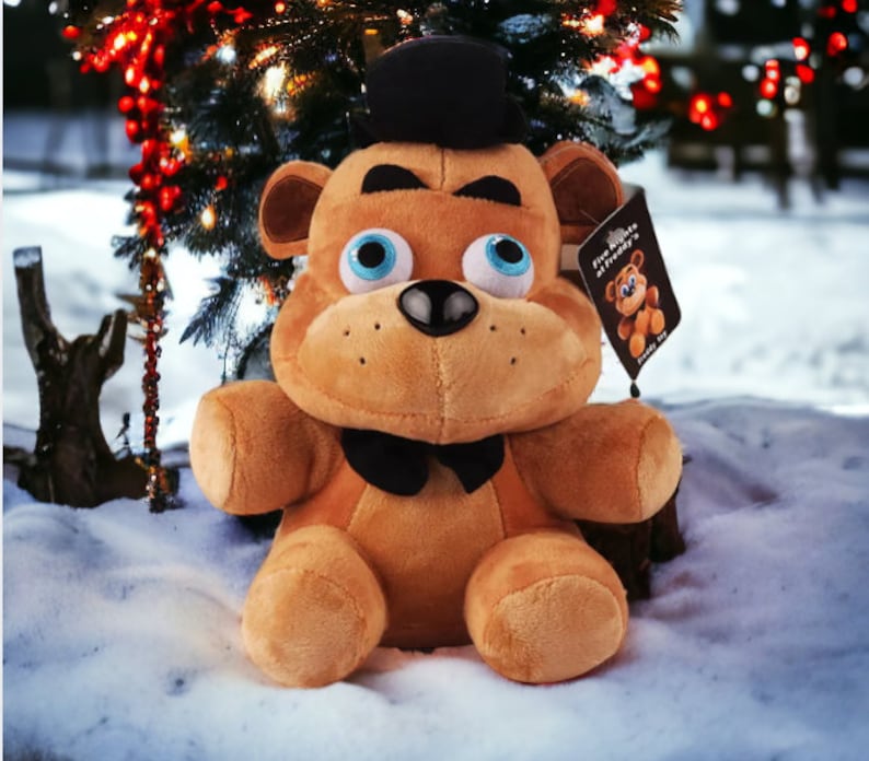FNAF Plushie Toy Cartoon Freddy Fazbear Plush Doll Bear Bunny Animal ...