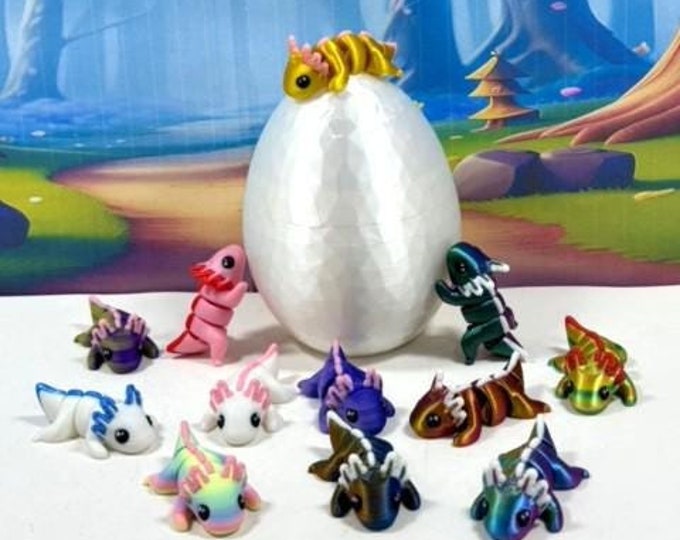 Cute Axolotl Tadpole Fidget Toy, Best Selling Kids Toy, 3D Printed ...