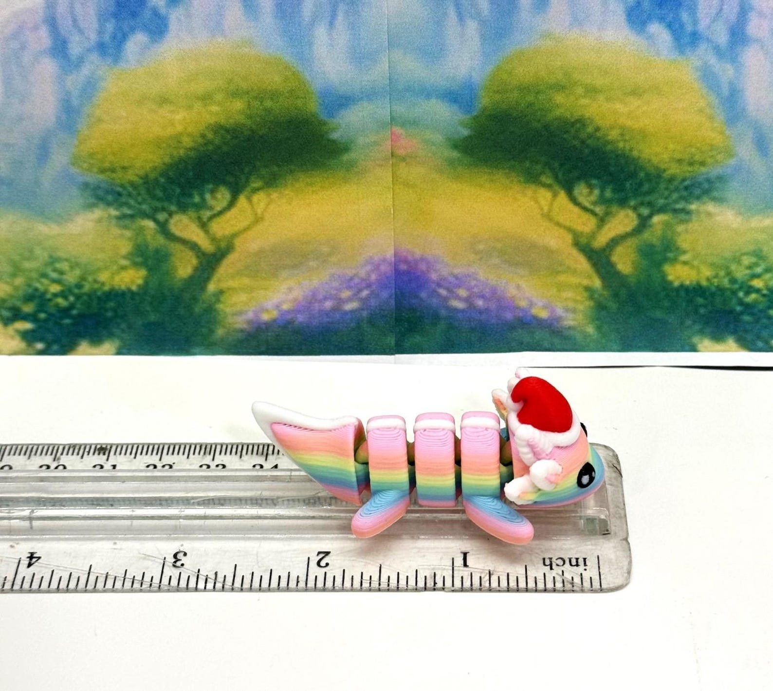 3D Printed Christmas Charms: Articulated Axolotl, Penguin, Reindeer ...