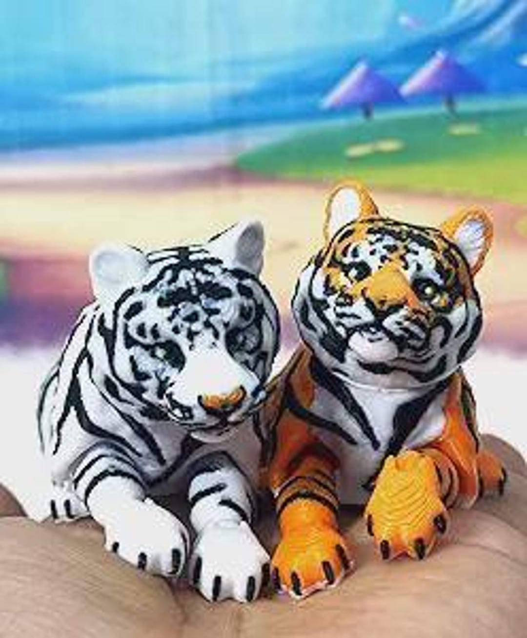 3D Printed Articulated Tiger Fidget Toy, Home Office Decor - Etsy