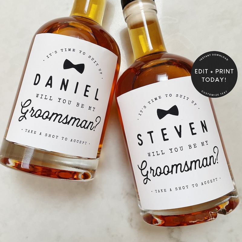 Groomsman Sticker - Etsy