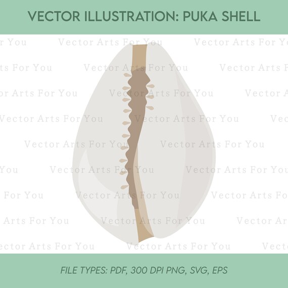 Digital Vector Clipart Puka Shell SVG Cut Files Instant - Etsy Ireland