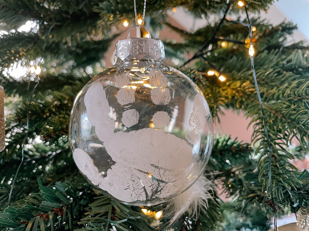 DIY - Handprint Baby Christmas Bauble DIY | Christmas Decorations ...