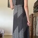 Vintage 70s Navy Spotted Dress Smocked Bust - Etsy