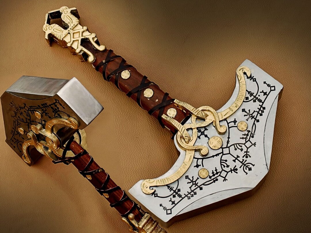 God of War Ragnarok Mjolnir Thor Hammer God of War Cosplay - Etsy