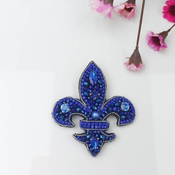 Blue Fleur De Lis - Etsy