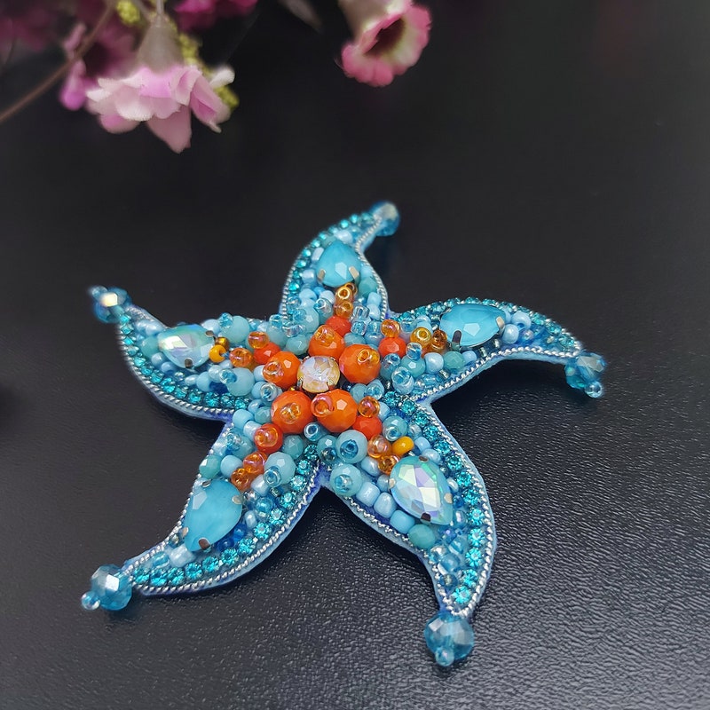 Starfish Brooch - Etsy