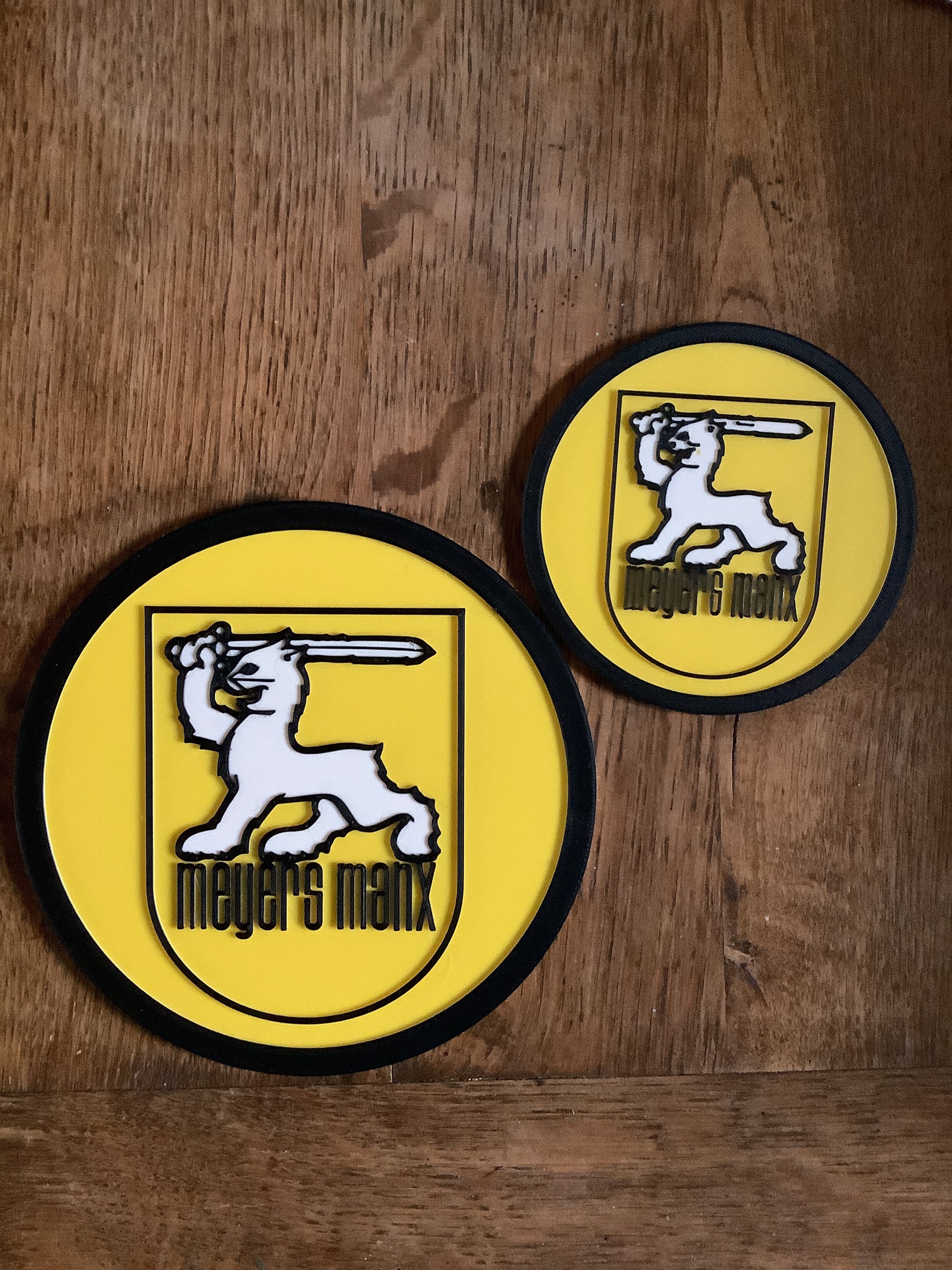 Meyers Manx, 3D Printed Crest Emblem - Etsy