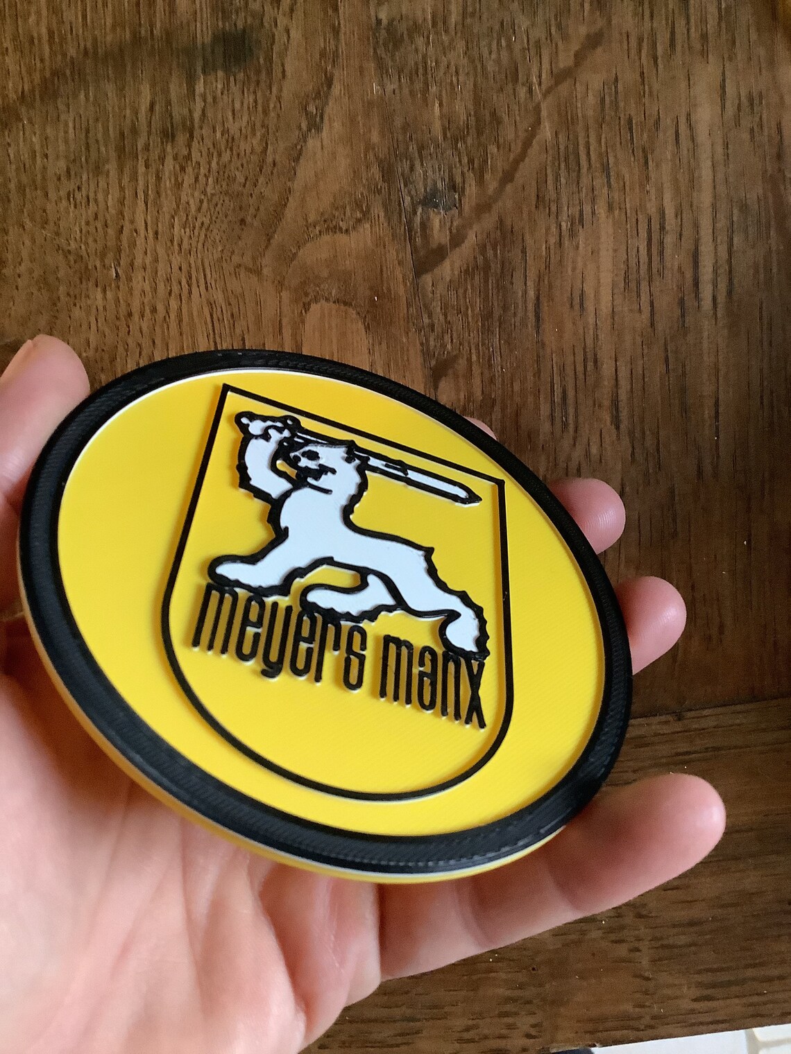 Meyers Manx 3D Printed Crest Emblem - Etsy