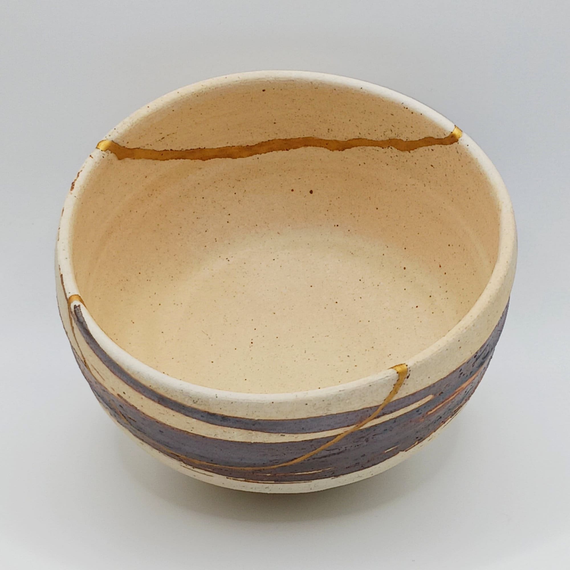 24k Gold Genuine Kintsugi, Matcha Bowl, Food Safe Chawan, Kintsugi ...