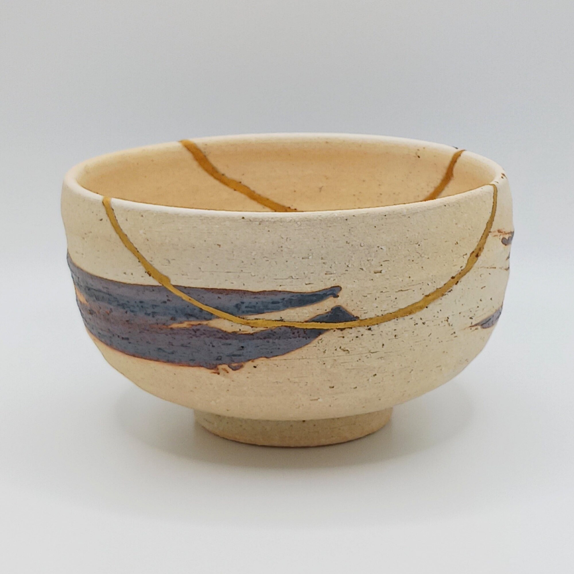 24k Gold Genuine Kintsugi, Matcha Bowl, Food Safe Chawan, Kintsugi ...