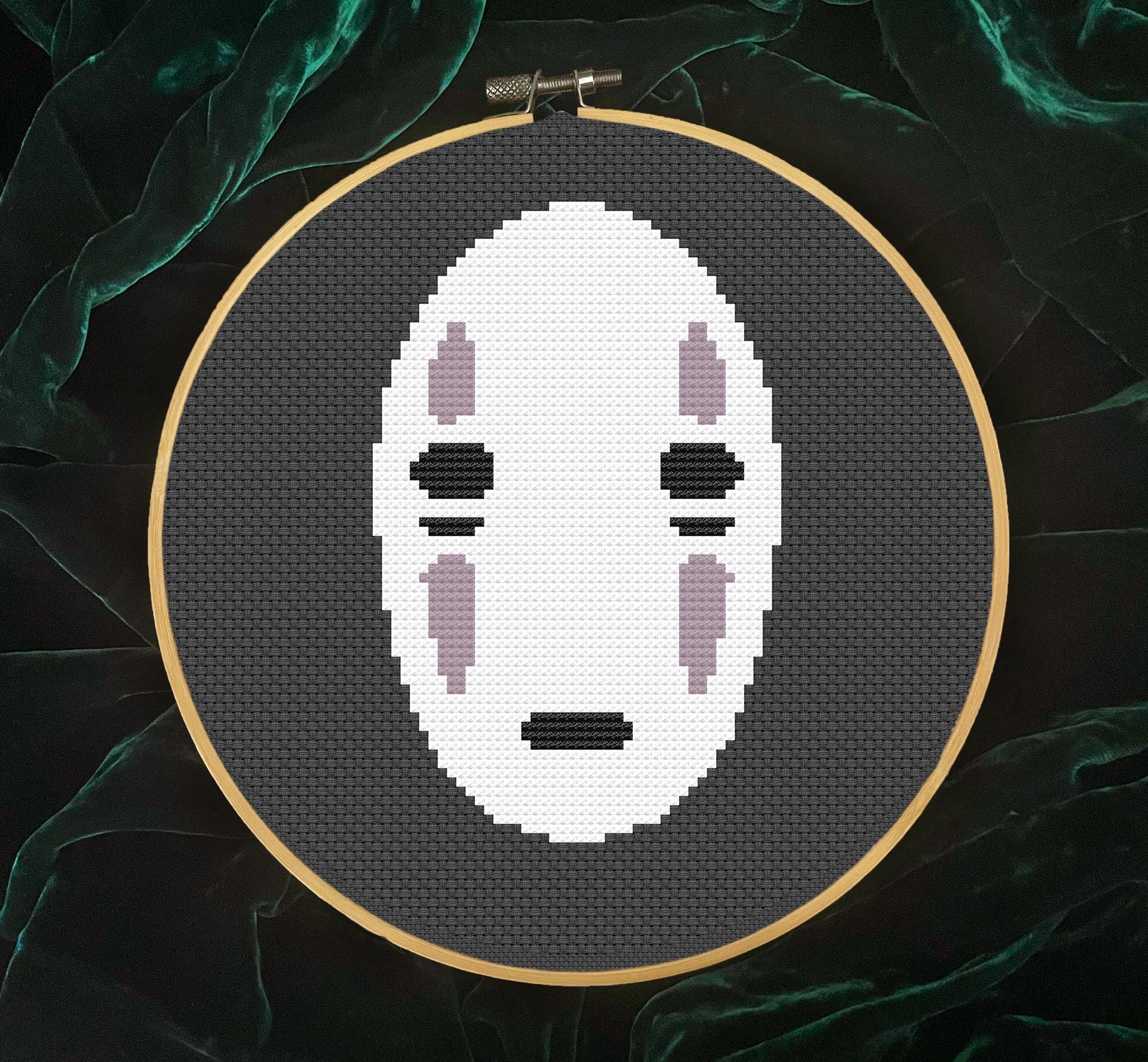No-face Cross Stitch Pattern PDF, Anime Cross Stitch, Modern Cross ...
