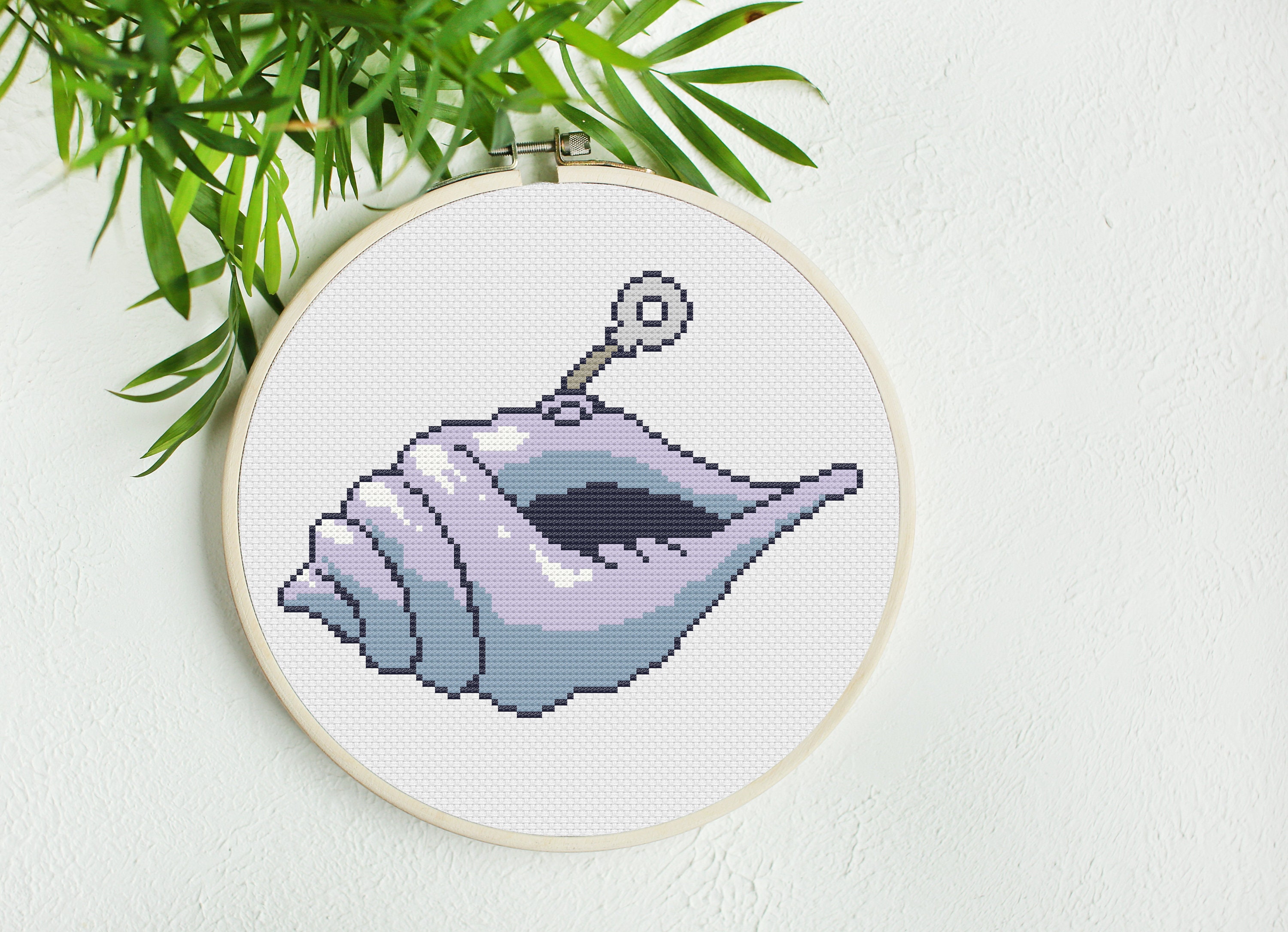 Conch Shell Cross Stitch Pattern PDF, Funny Cross Stitch, Modern Cross ...
