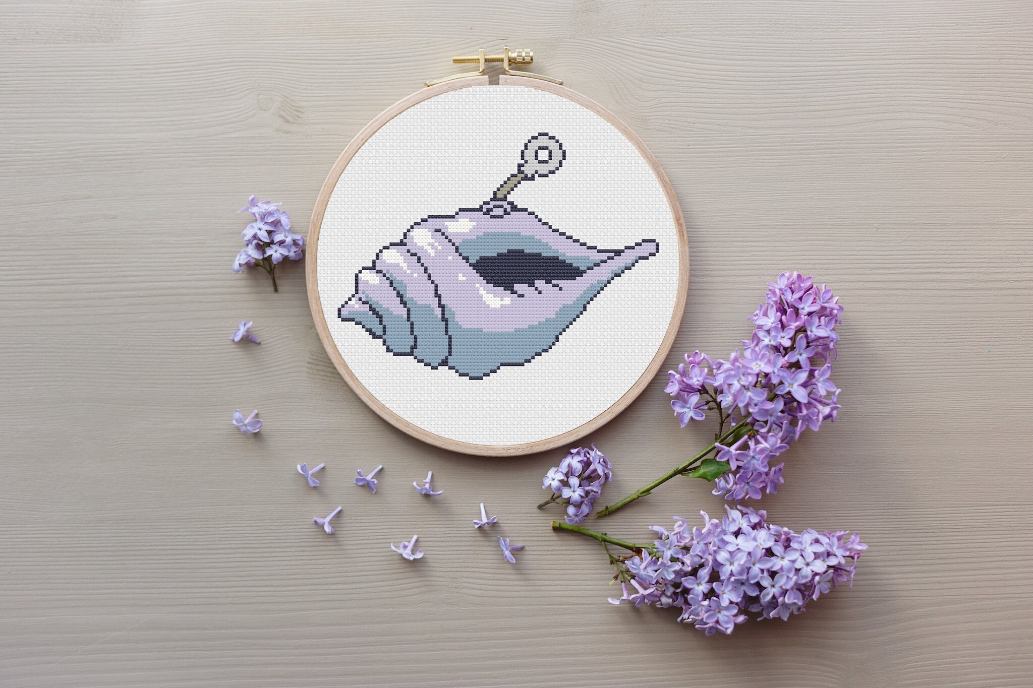 Conch Shell Cross Stitch Pattern PDF, Funny Cross Stitch, Modern Cross ...