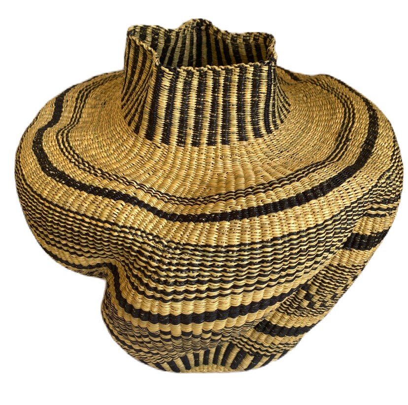 Decor/art Basket Large Woven Basketbolga Basket Flower Pot - Etsy