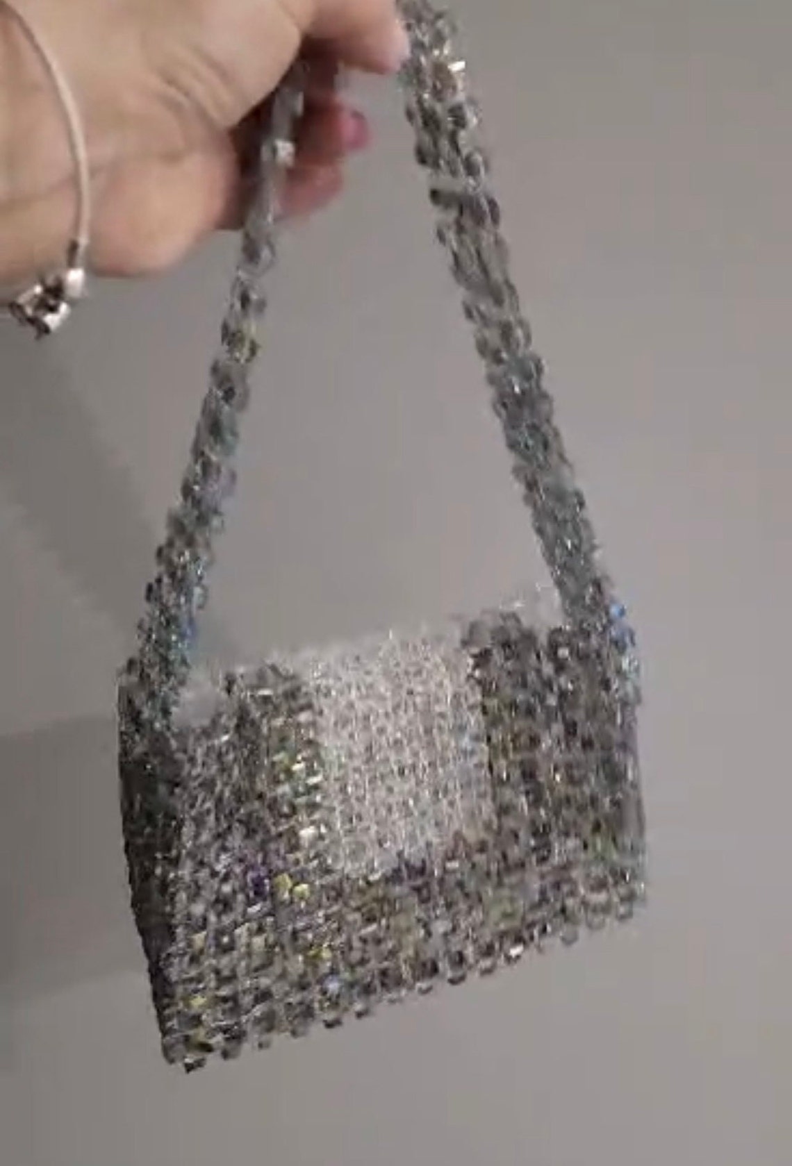 Real Crystals Bag. Made From 1200 Real Crystals. Not Plastic ( Glass ...