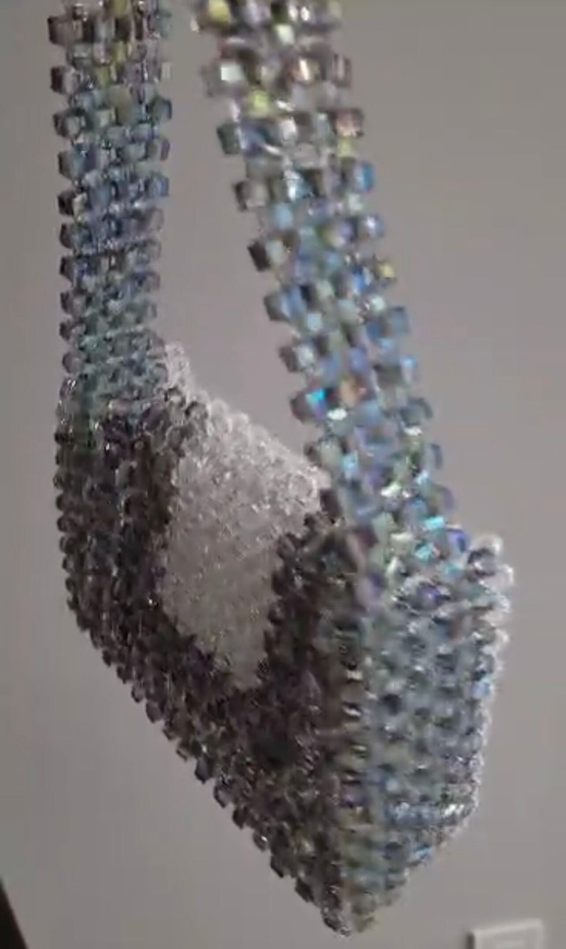 Real Crystals Bag. Made From 1200 Real Crystals. Not Plastic ( Glass ...