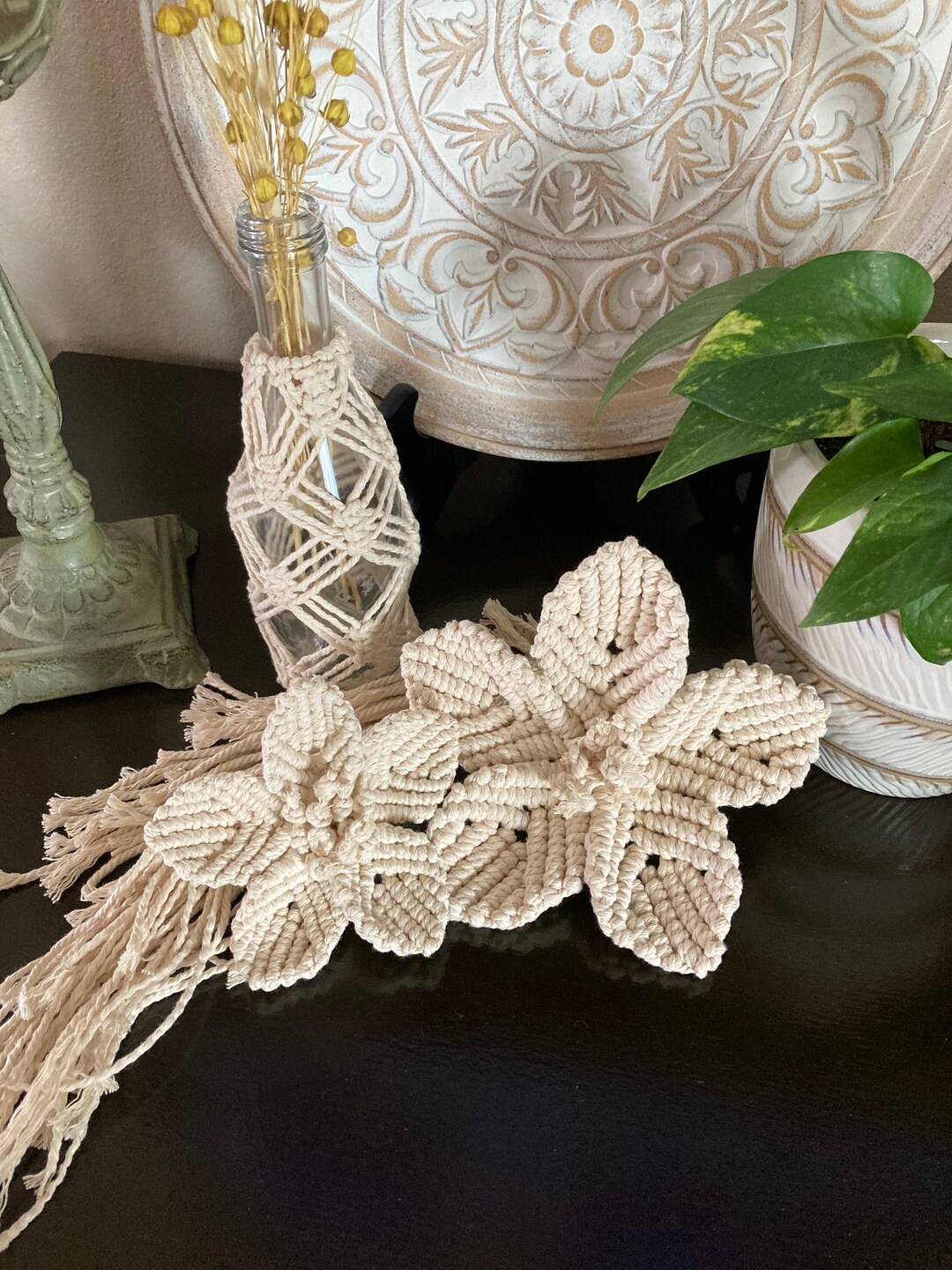 Macrame Flower - Etsy