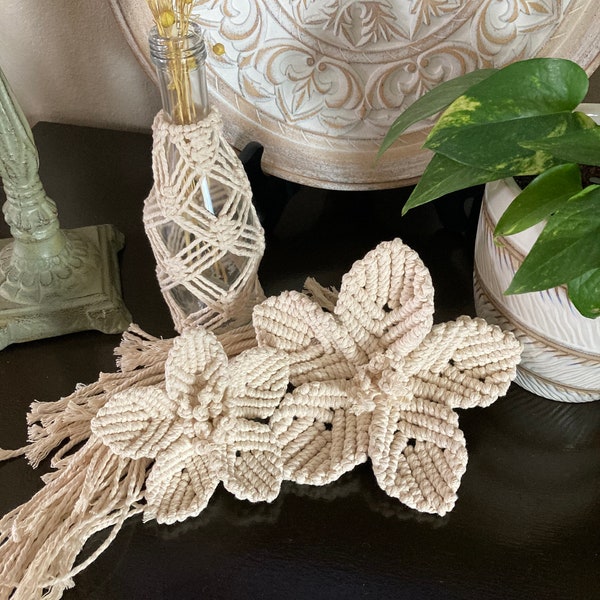 Macrame Flower - Etsy
