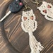 Macrame Owl Keychain - Etsy