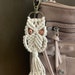 Macrame Owl Keychain - Etsy