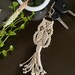 Macrame Owl Keychain - Etsy
