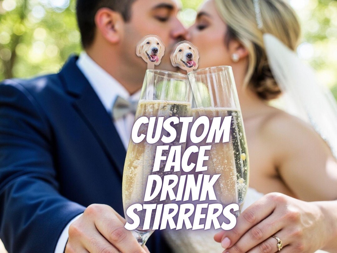 Personalized Wedding Stir Sticks, Wedding Pet Stir Sticks, Wedding ...
