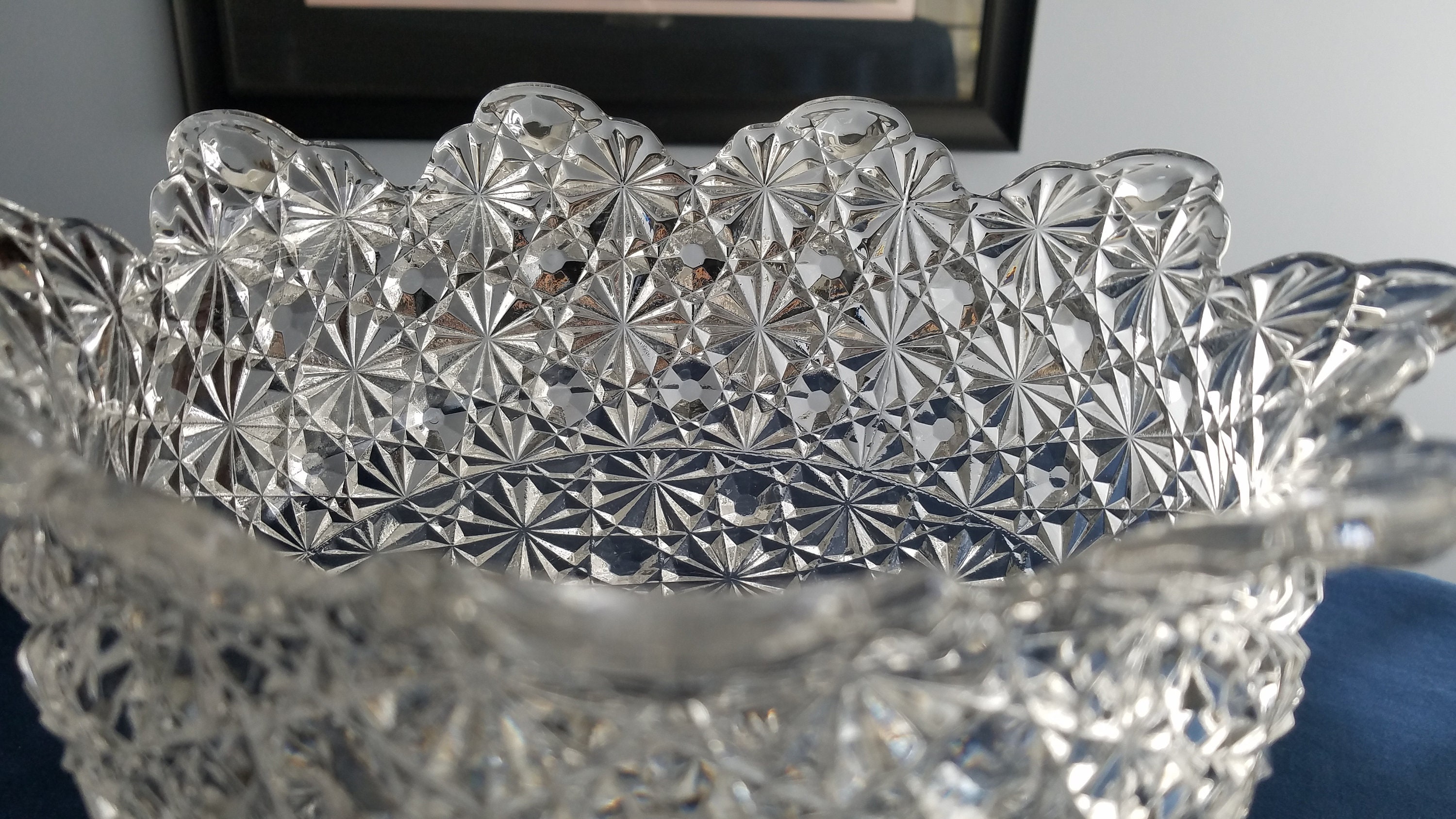 Compote Centerpiece Daisy and Button Antique - Etsy