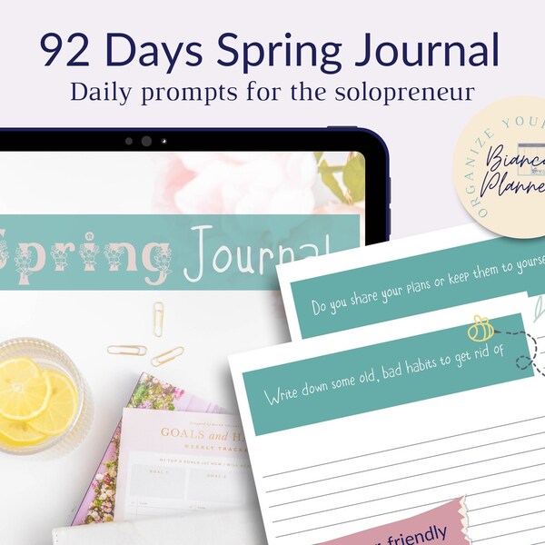 30 Day Gratitude Journal Sunflowers and Bees, Printable Journal ...